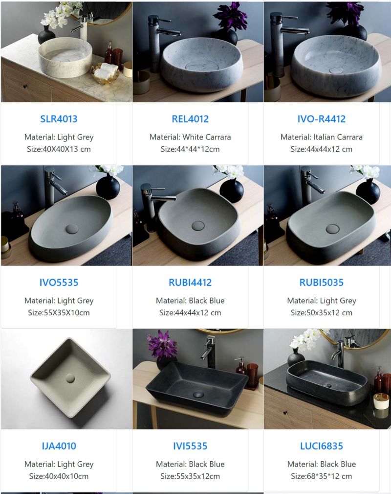 Lautus stone basins | marble bathtub products